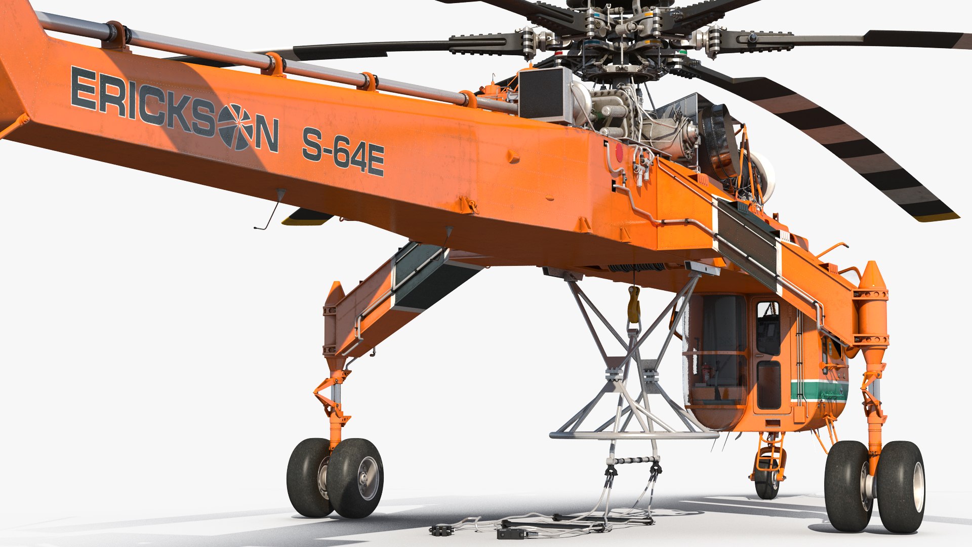 Sikorsky S-64 Skycrane Helicopter 3D Model - TurboSquid 1495746