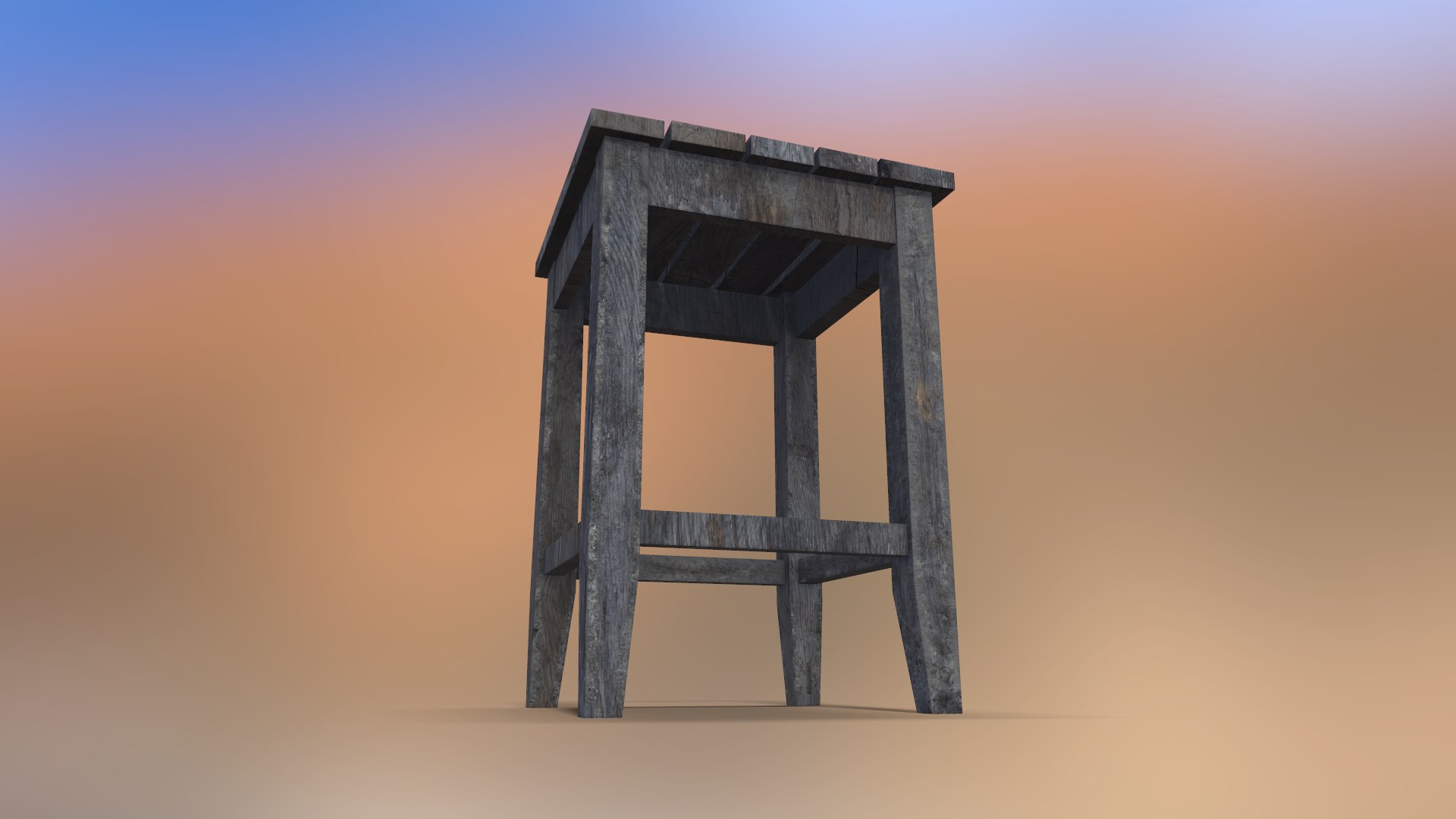 3D Stool V2 Model - TurboSquid 1967988