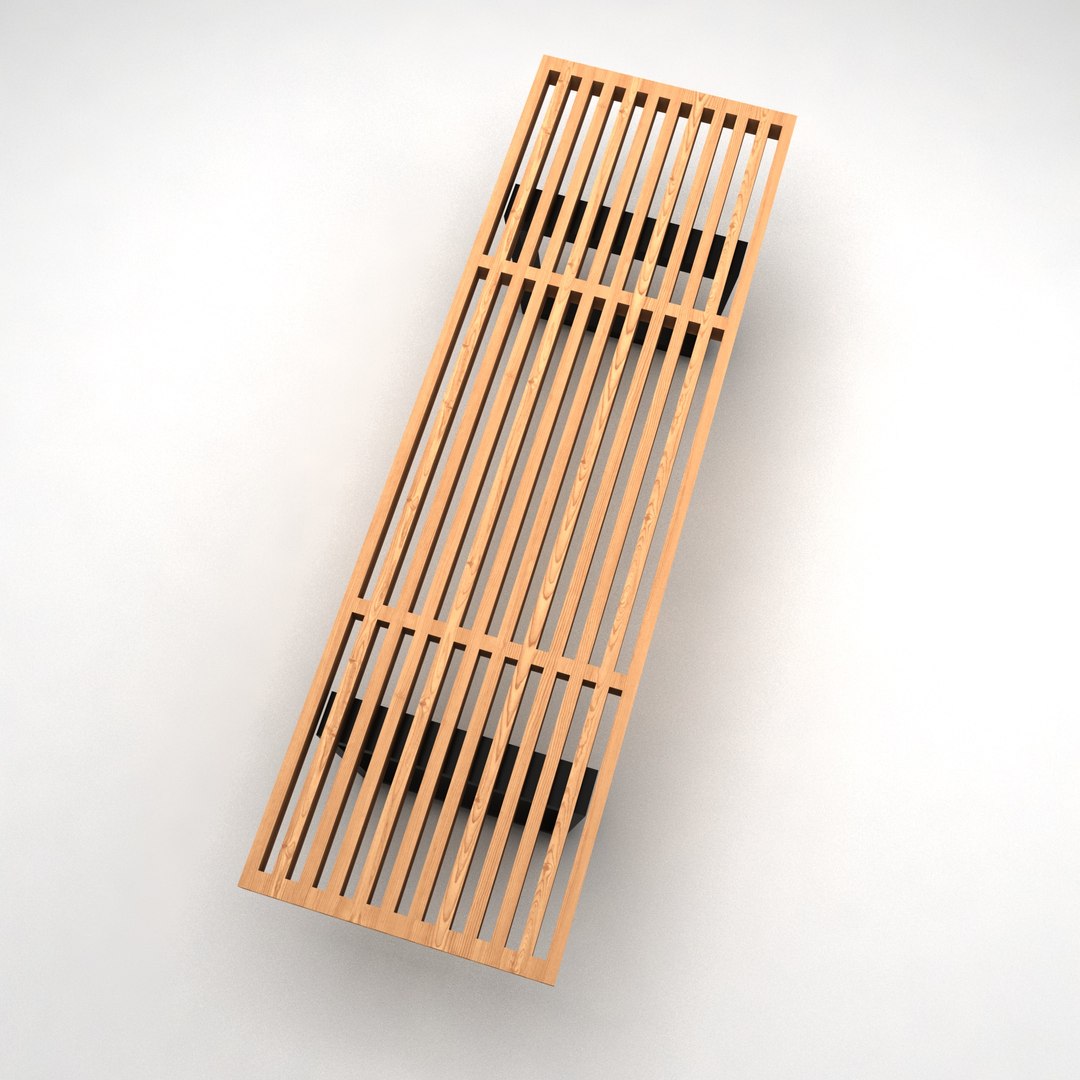 George Nelson Bench 3D Model - TurboSquid 1581026