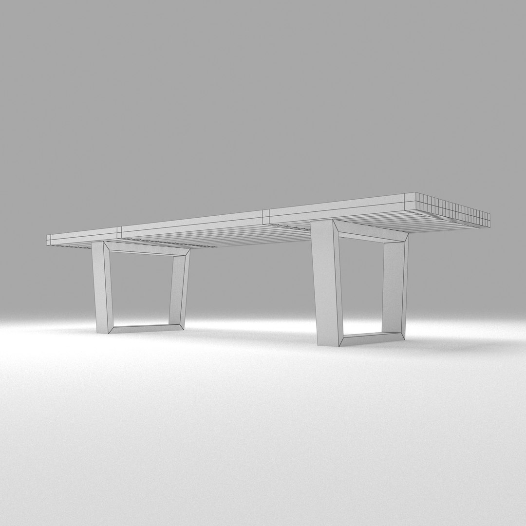 George Nelson Bench 3D Model - TurboSquid 1581026