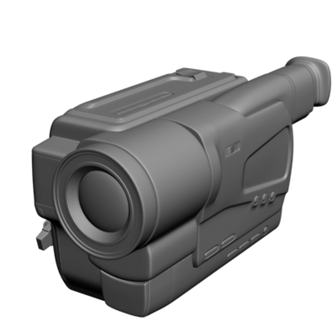 Sony Video Camera 3d Model