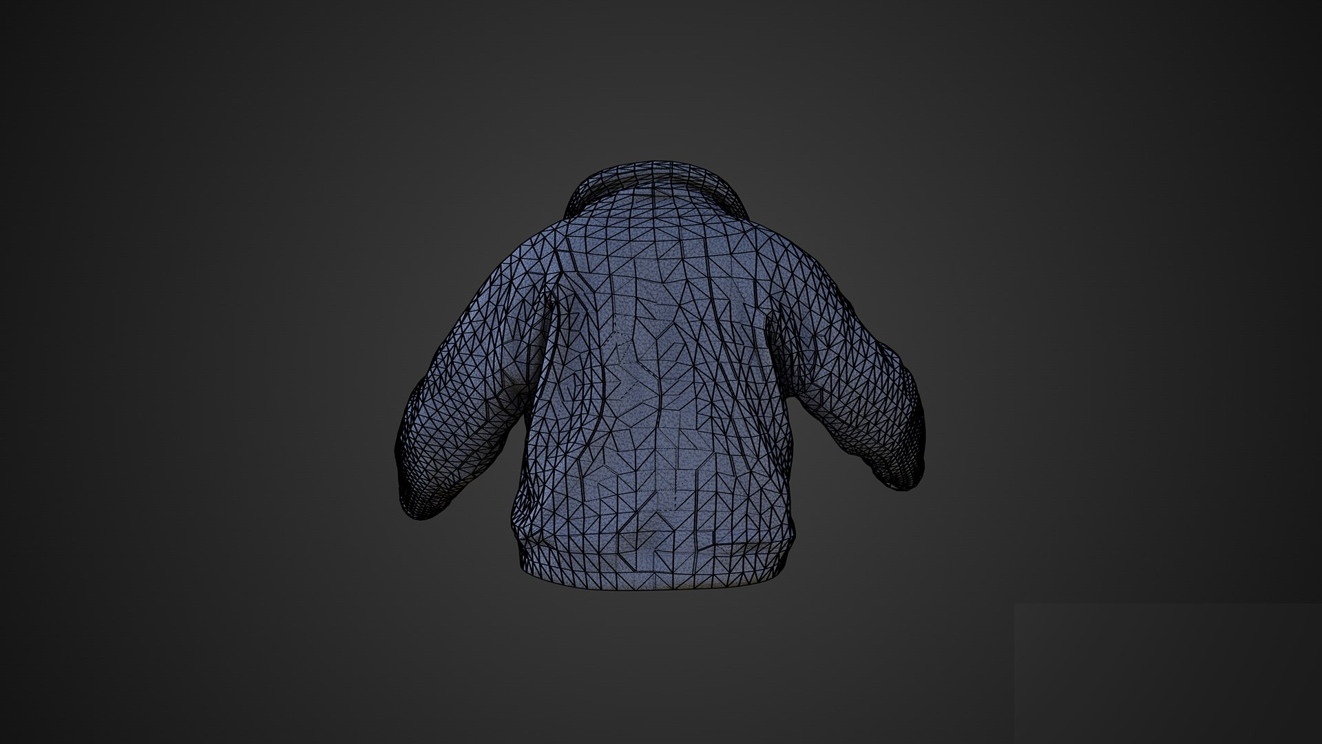 3D Game Ready Blue Fleece Jacket - TurboSquid 2076772