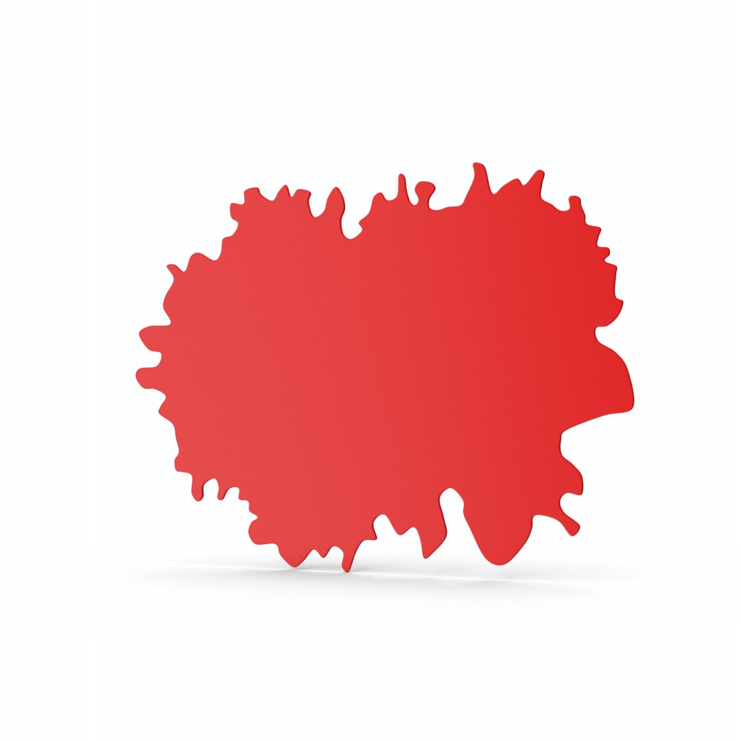 3D Red Splash - TurboSquid 2053671