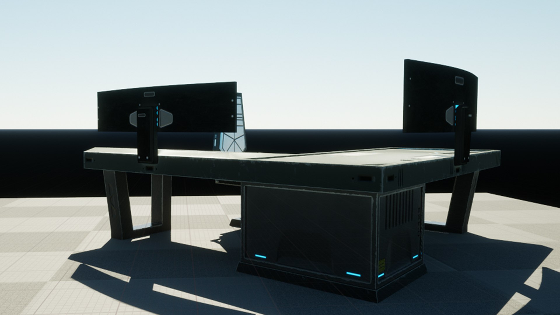 3D SCI FI WorkStation Model - TurboSquid 2368022