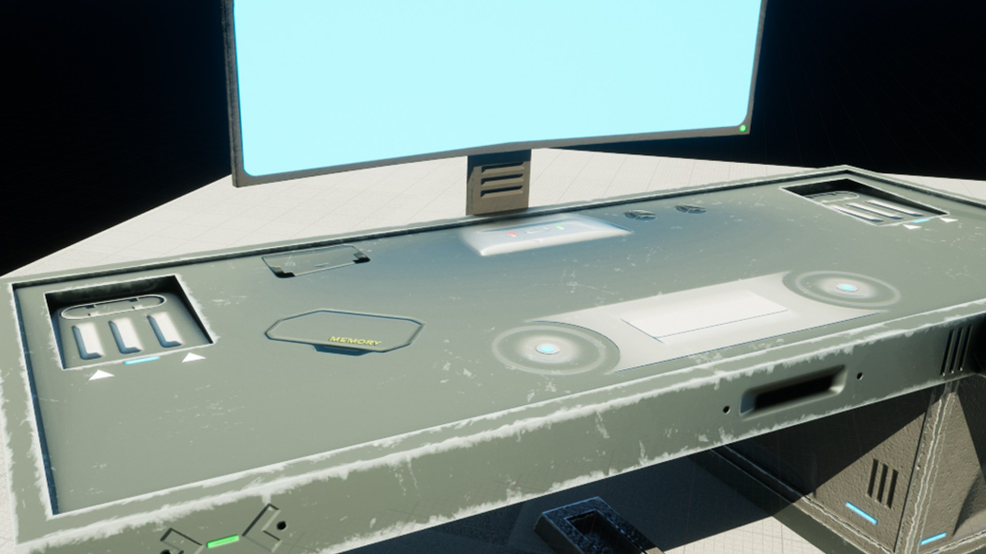3D SCI FI WorkStation Model - TurboSquid 2368022