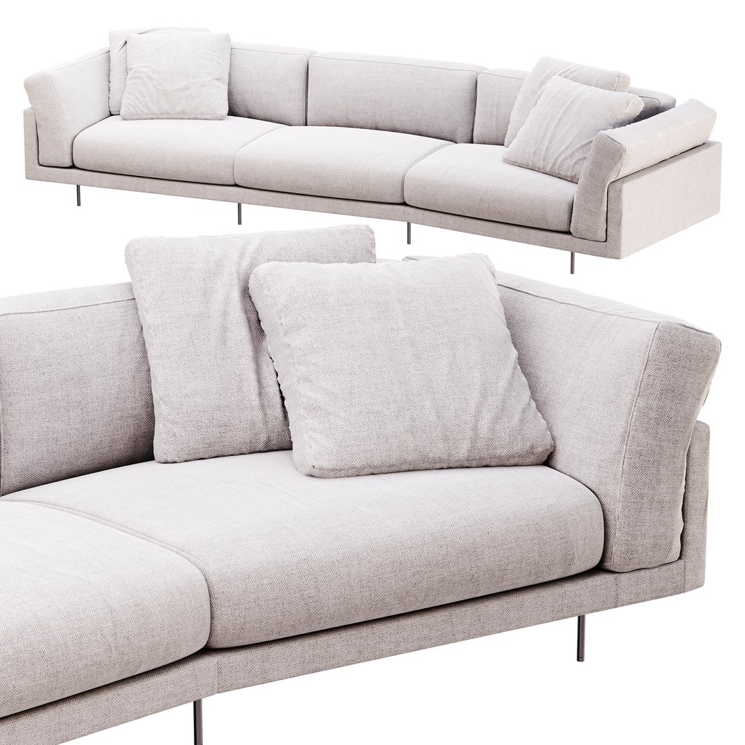 Echoo Sofa 3D Model - TurboSquid 2322487