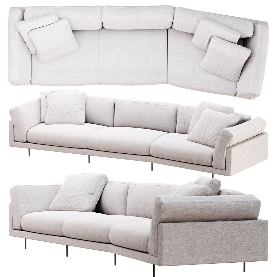 Echoo Sofa 3D Model - TurboSquid 2322487