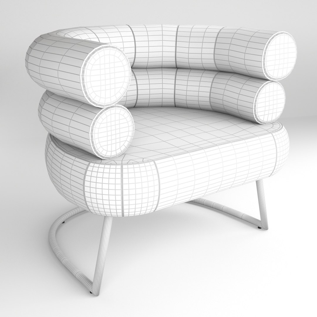 Chair Bibendum 3d Model