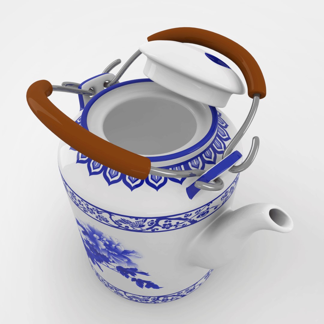 3D Traditional Chinese Ceramic Teapot - TurboSquid 1305267