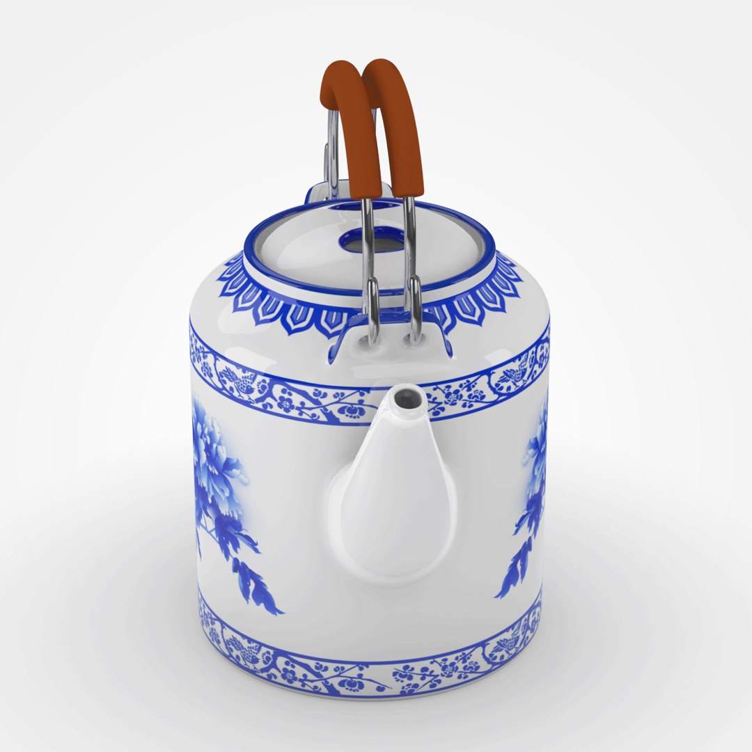 3D Traditional Chinese Ceramic Teapot - TurboSquid 1305267