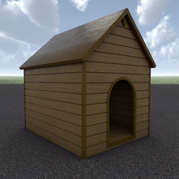 3d basic dog kennel