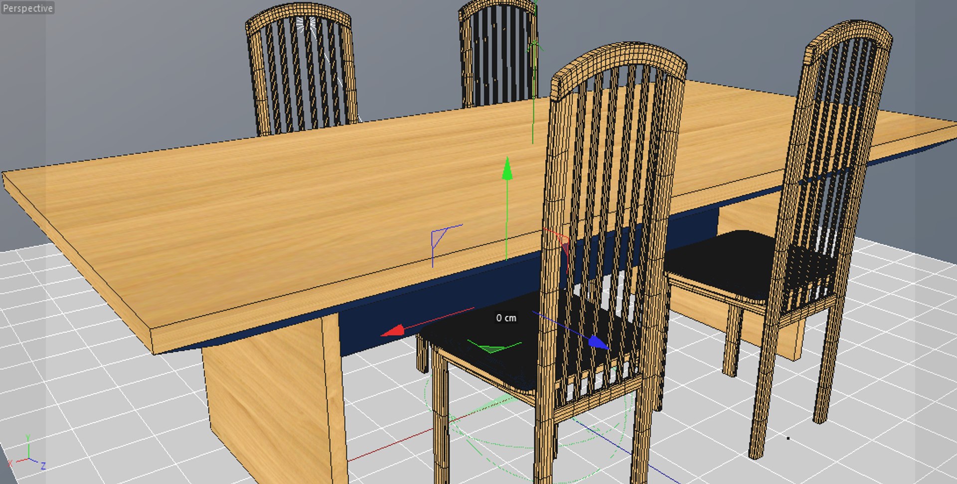 3d 3ds Diner Table Wood