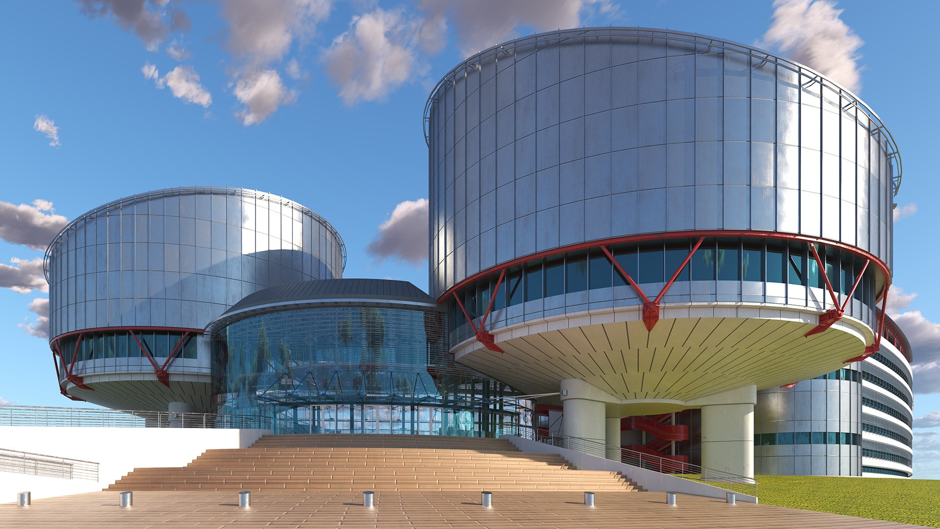 European Court Of Human Rights Building Model - TurboSquid 2163573