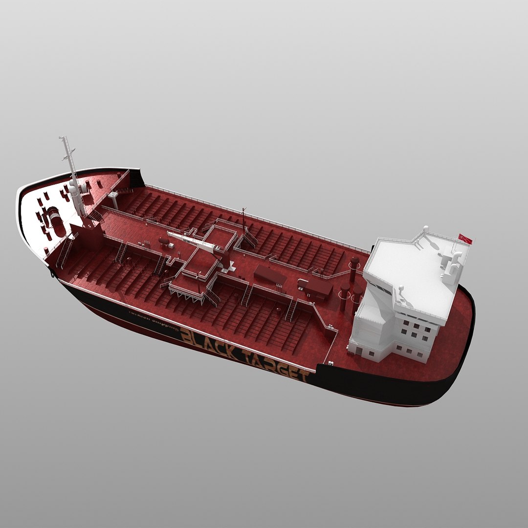3d Oil Ship Model