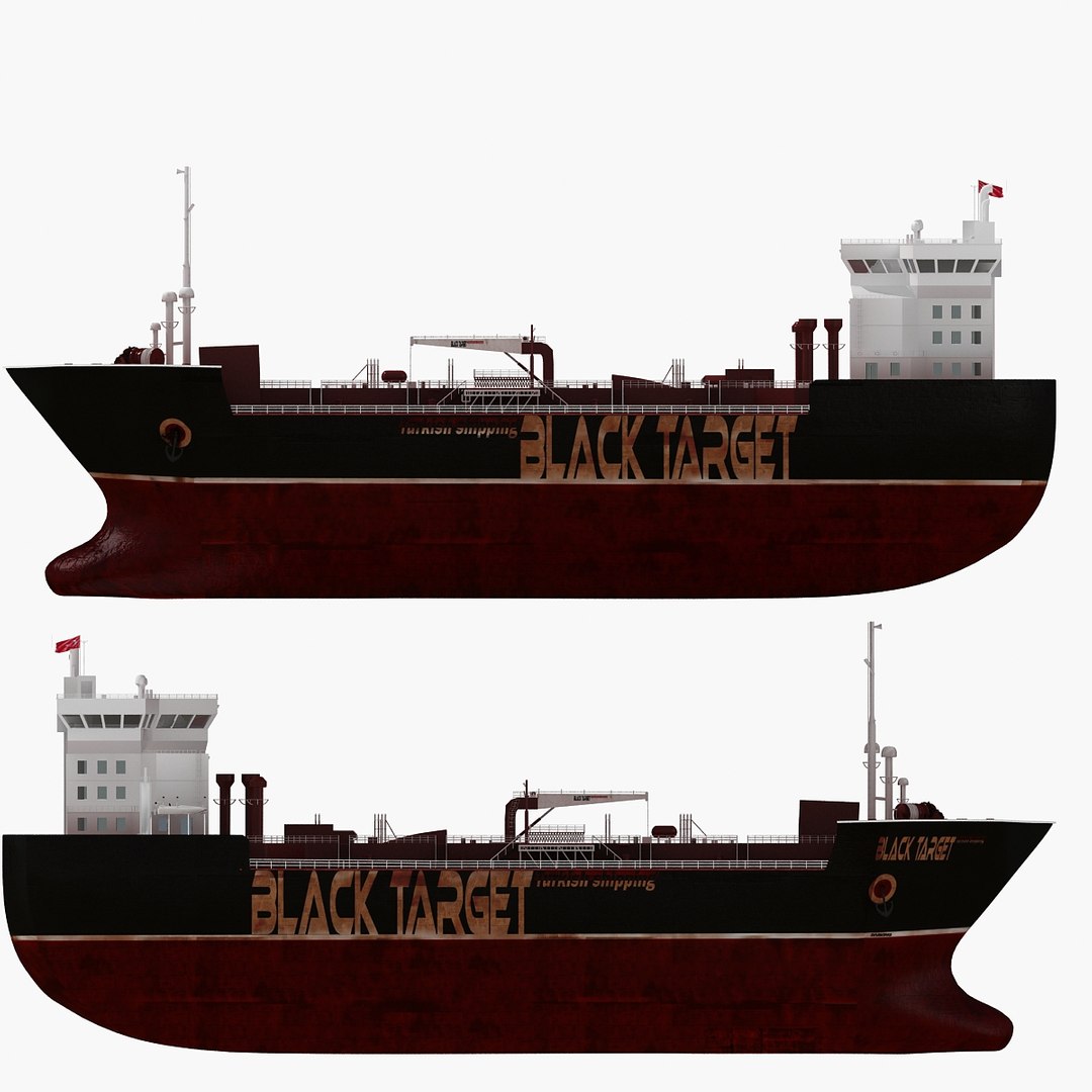 3d Oil Ship Model