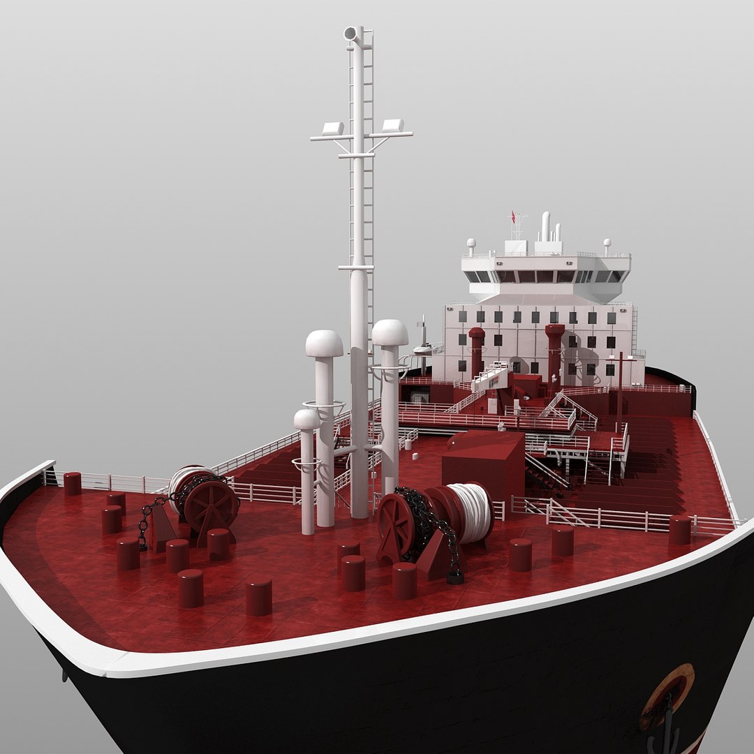 3d Oil Ship Model