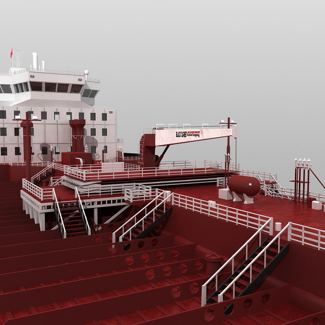 3d Oil Ship Model