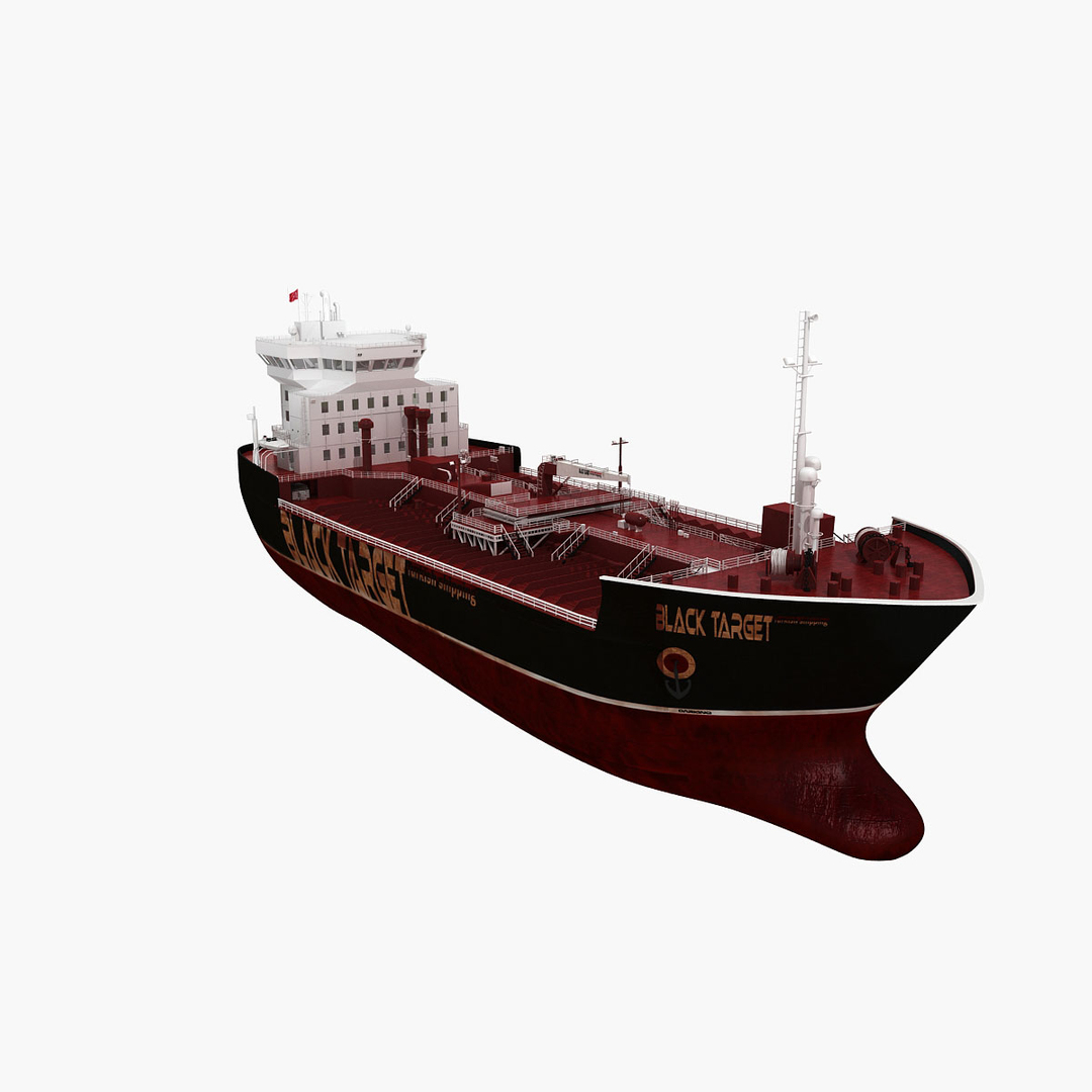 3d Oil Ship Model