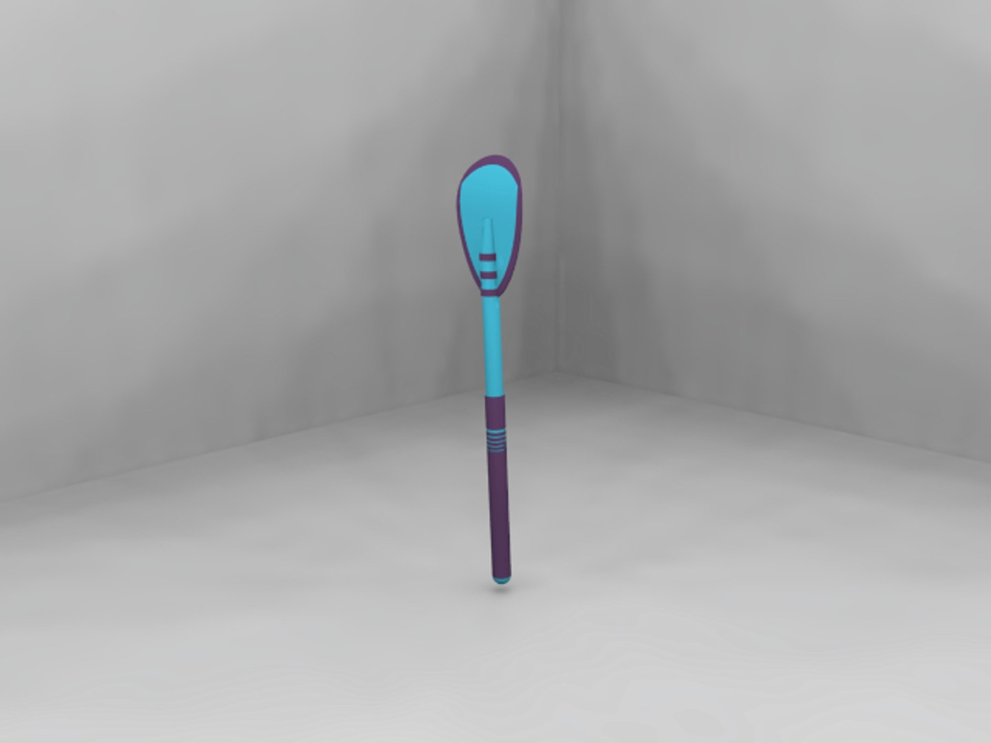 Free Decorated Paddle 3d Model
