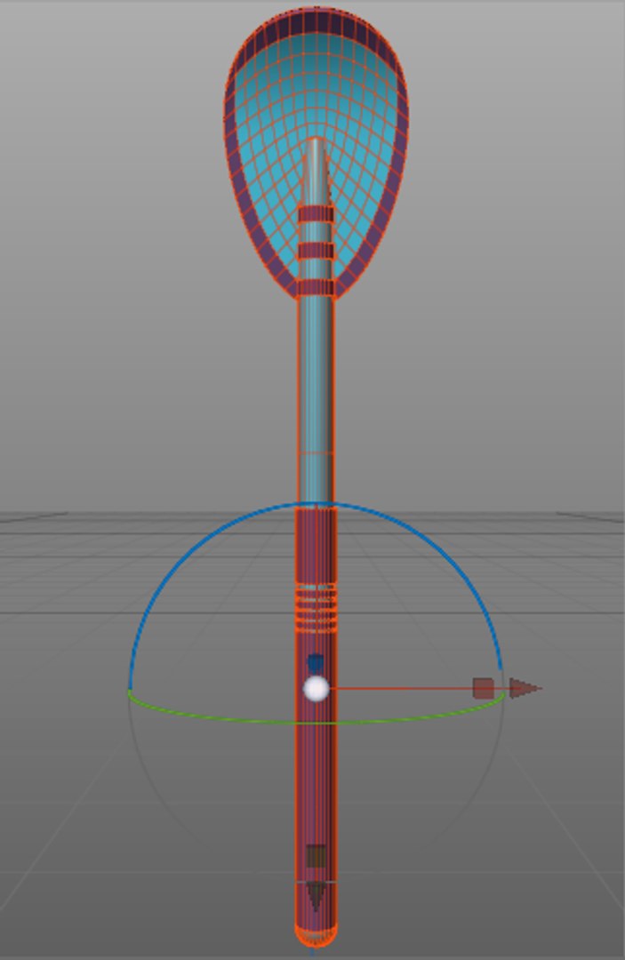 Free Decorated Paddle 3d Model