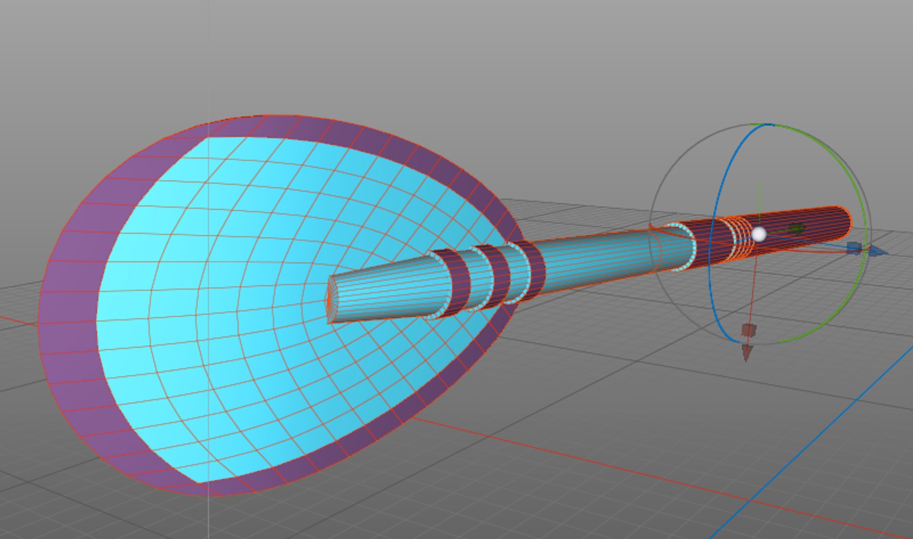 Free Decorated Paddle 3d Model