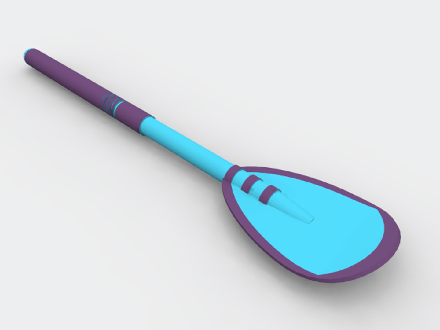 Free Decorated Paddle 3d Model