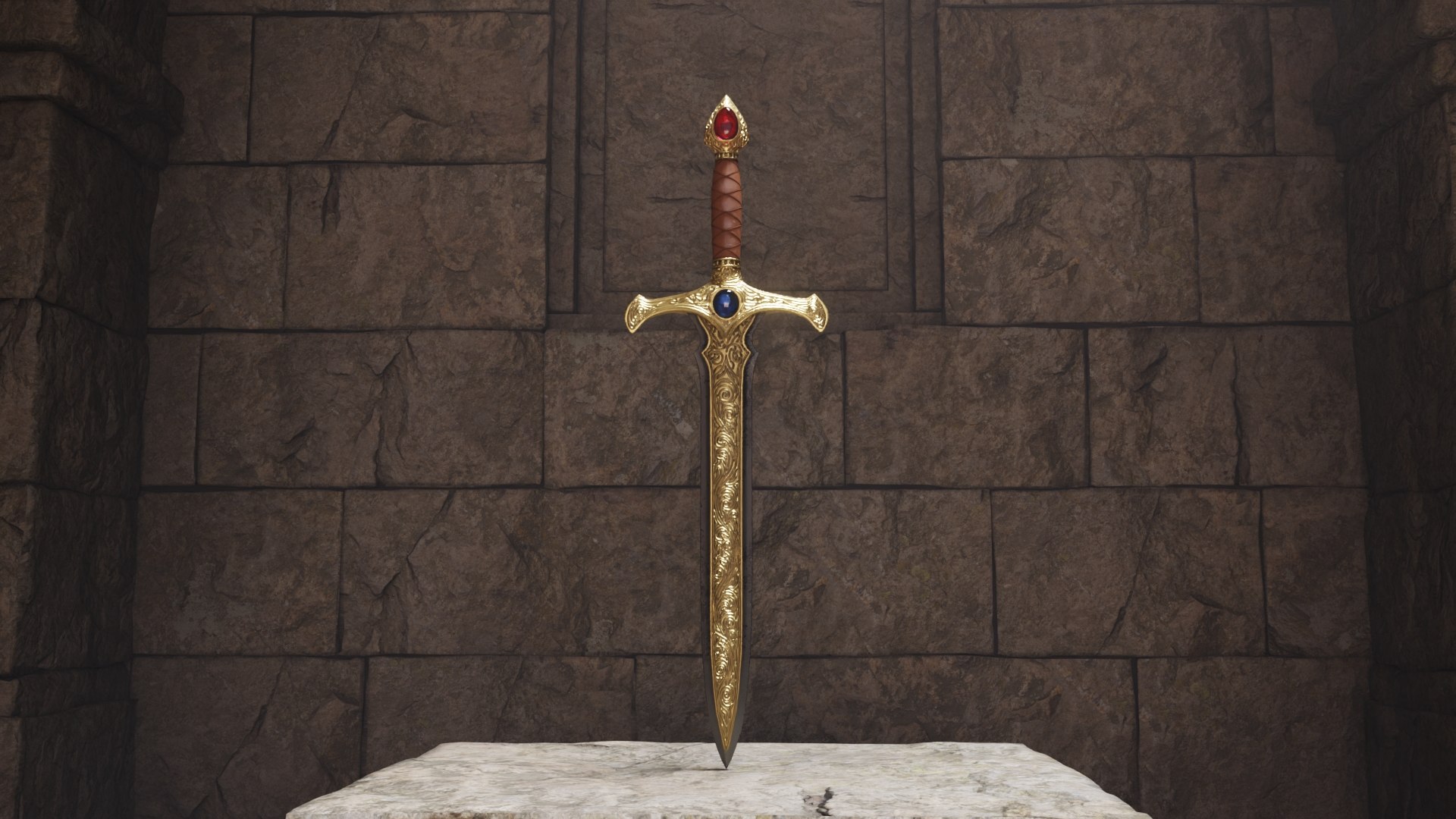 Realistic Game Ready Sword Set 01 3D Model - TurboSquid 2428603