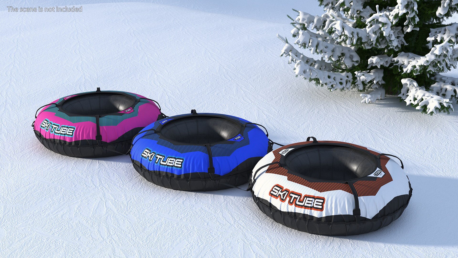 Inflatable Snow Sleds 3D Model - TurboSquid 2205455
