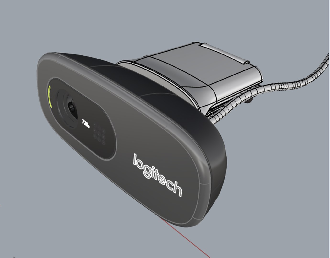 Logitech Webcam C270 3D - TurboSquid 1319945