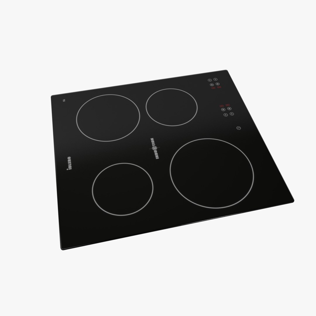 3dsmax Induction Hob