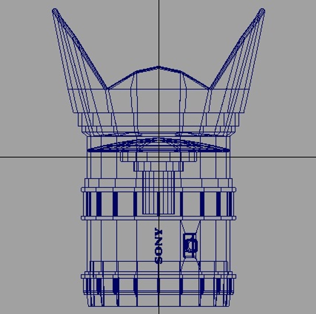 Sony Camera Lens 3d Model
