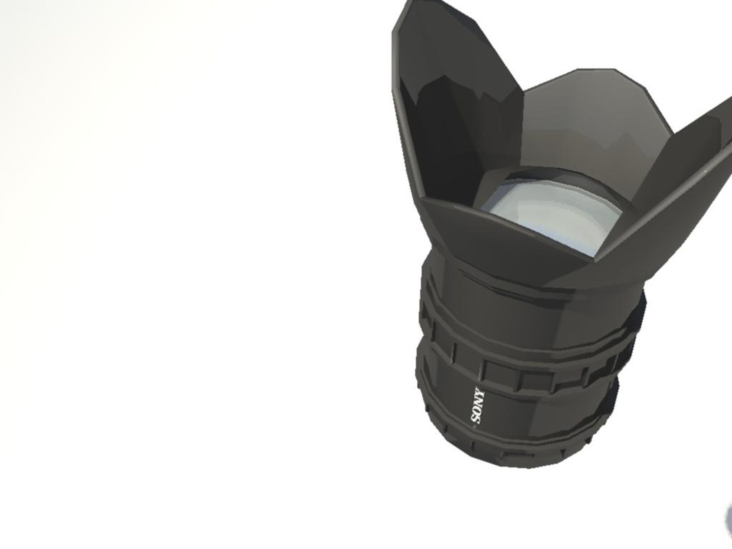 Sony Camera Lens 3d Model