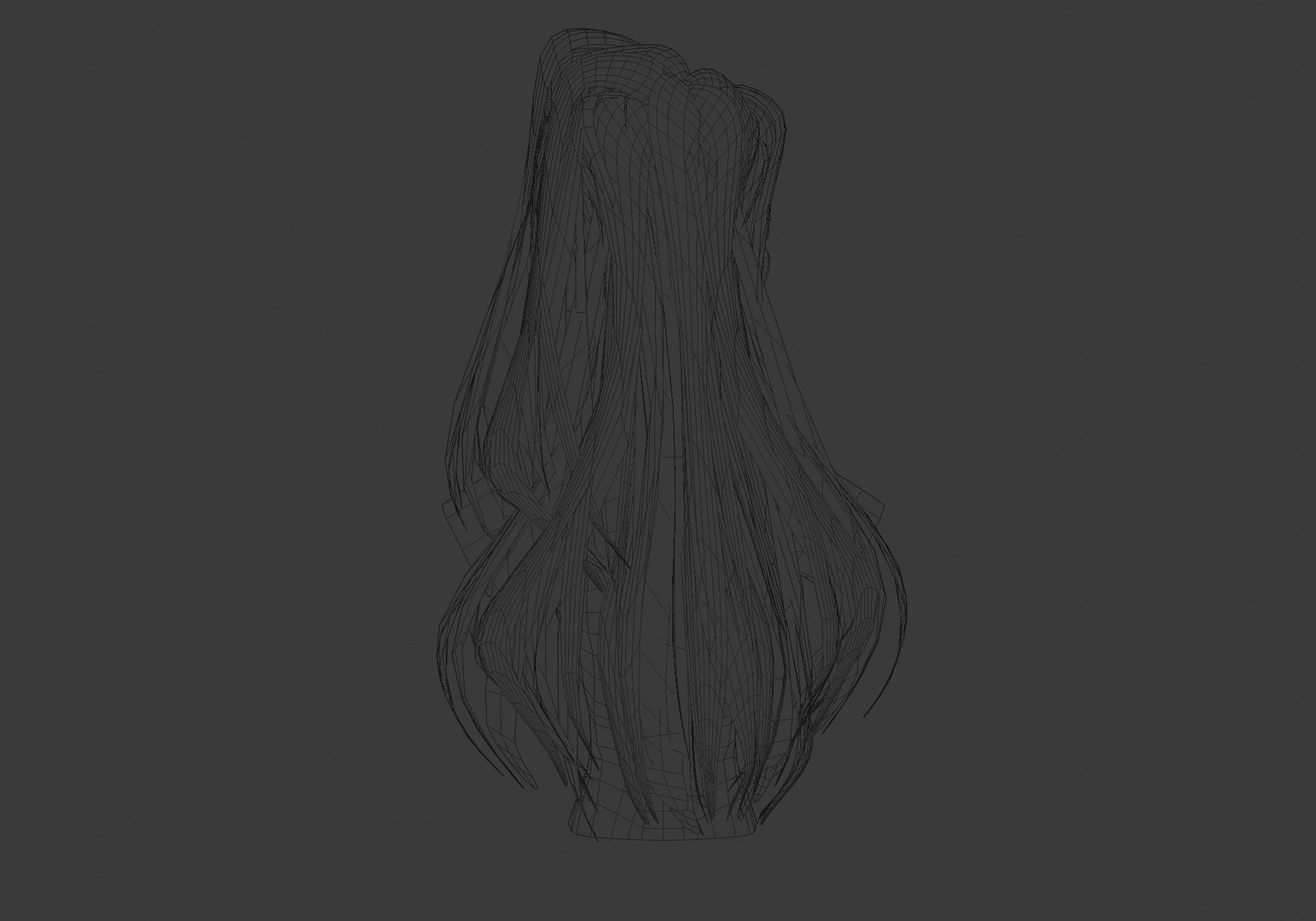 3D Pigtail Stylized Hairstyle model - TurboSquid 1938125