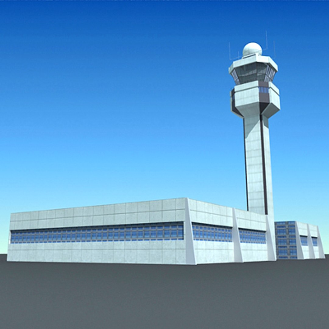 Airport Control Tower 3d 3ds