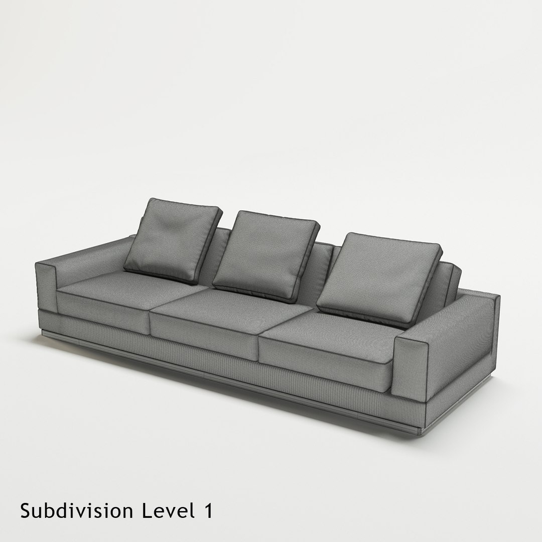 Flexform Big Bob 3d Model