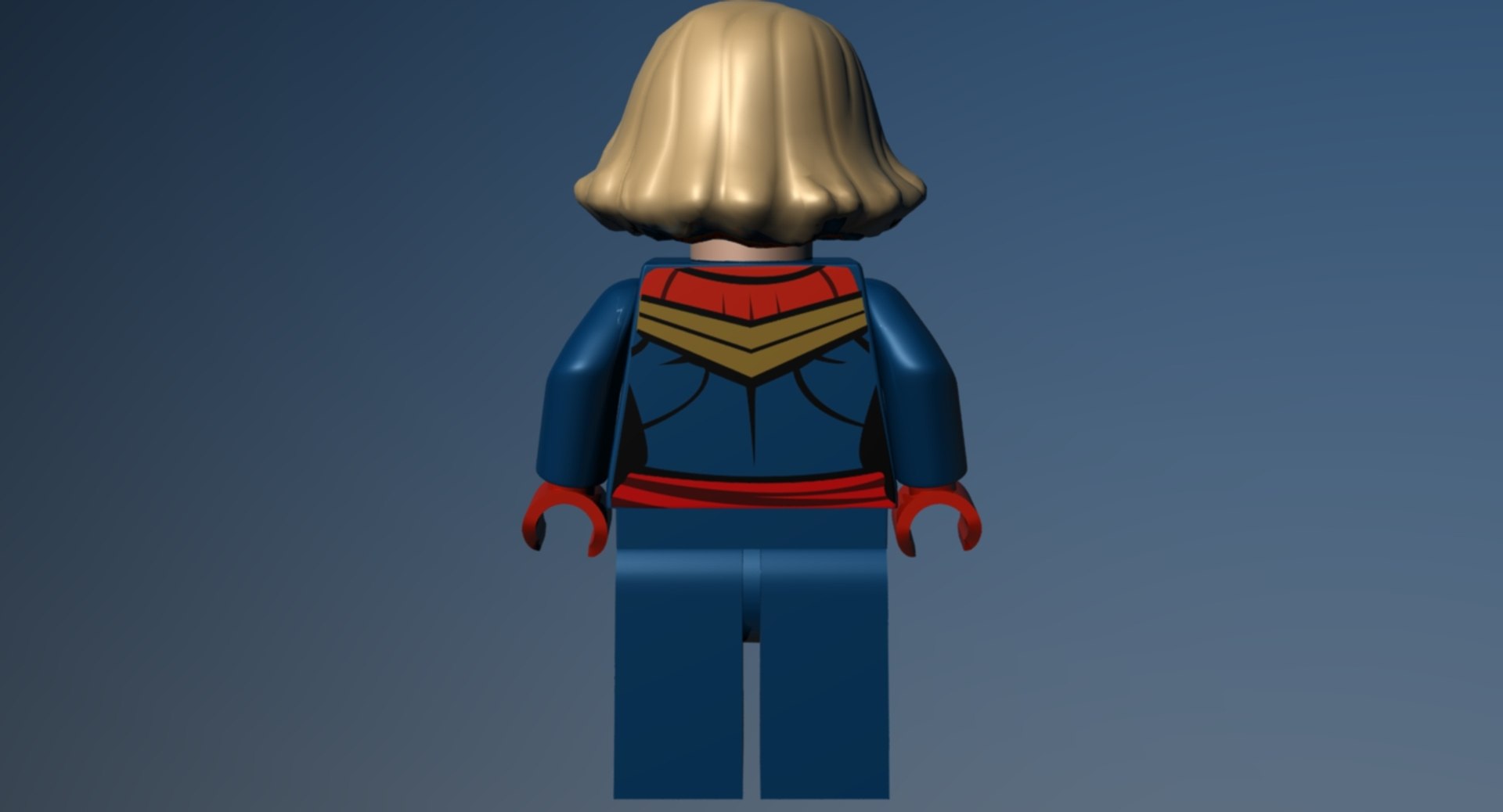 3D Lego Captain Marvel - TurboSquid 1414198