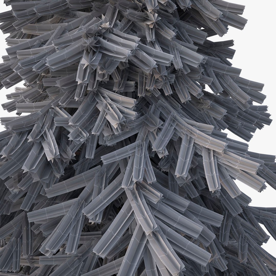 3d Model Snowy Spruce Tree V1