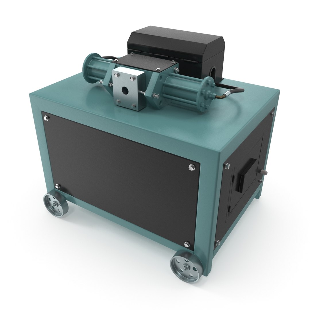 Pipe Punching Machine PBR Model - TurboSquid 2180677