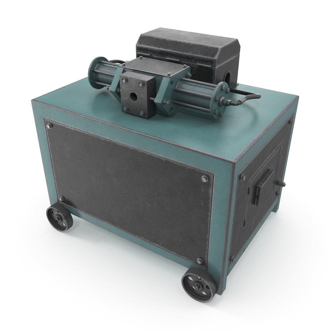 Pipe Punching Machine PBR Model - TurboSquid 2180677