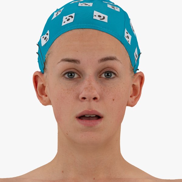 modelo 3d Rhea Human Head Surprise Escaneo en bruto - TurboSquid 1673514