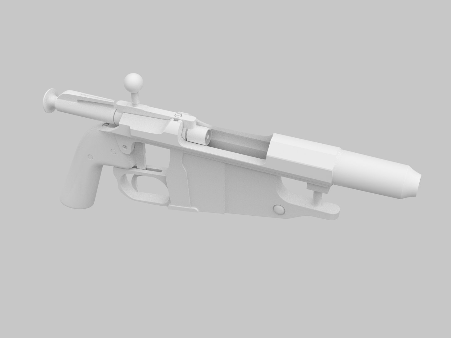 3D Obrez Pistol Russian Model - TurboSquid 1302466