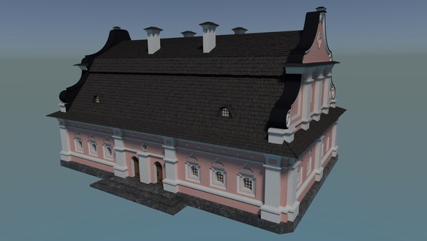 Ukrainian Baroque House I model - TurboSquid 1741730
