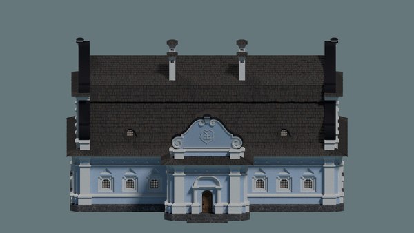 Ukrainian Baroque House I model - TurboSquid 1741730