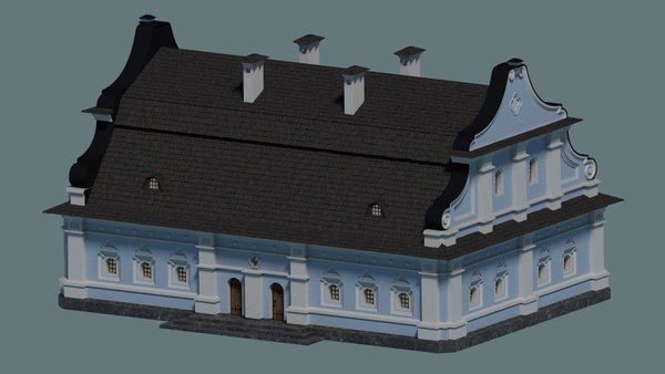Ukrainian Baroque House I model - TurboSquid 1741730