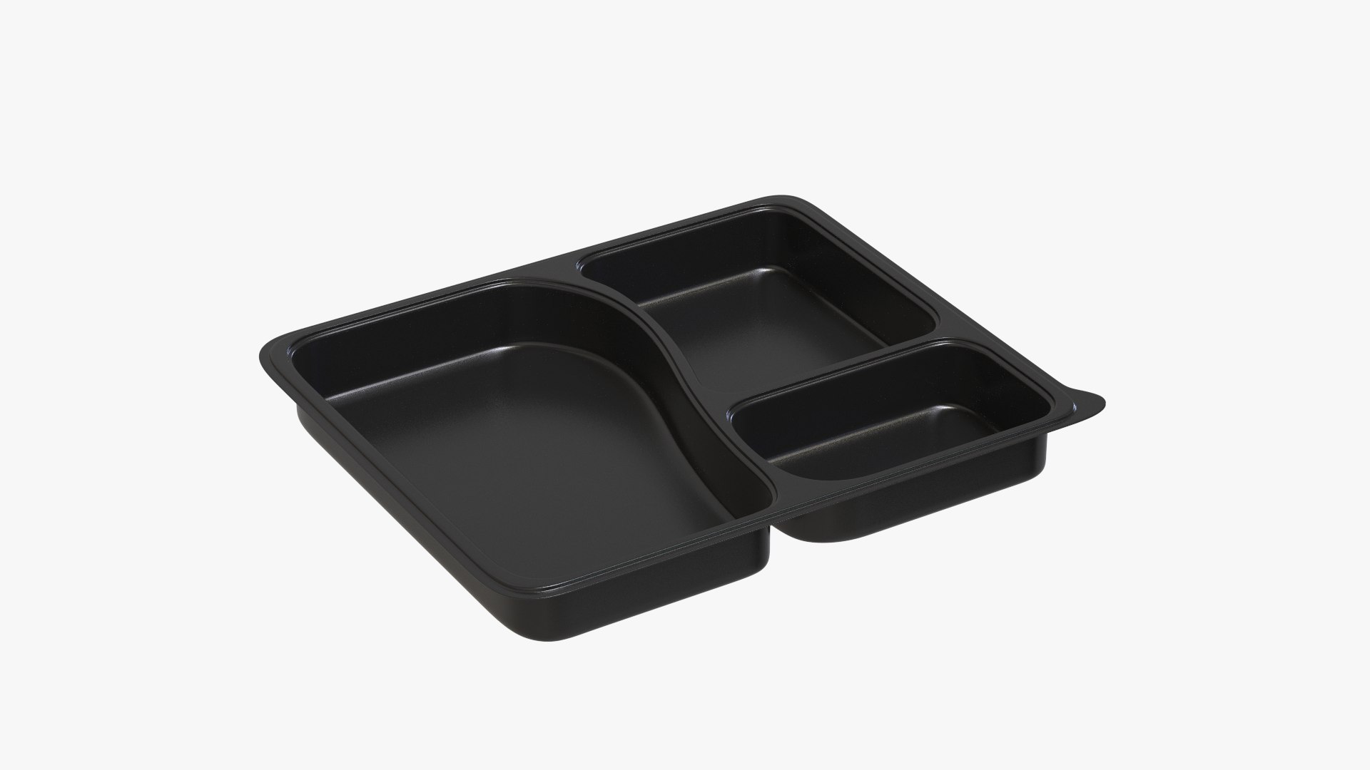 Meal Tray 3 Compartments 3D Model - TurboSquid 2386567