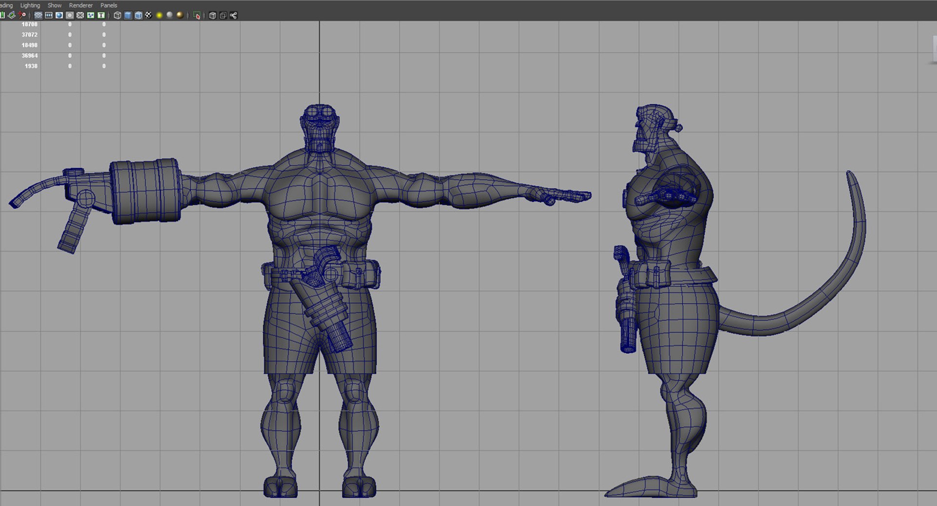 3D Hellboy Cartoon - TurboSquid 1531285