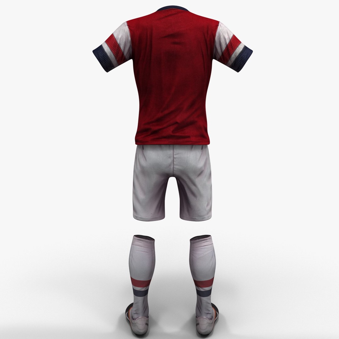 3d Soccer Clothes Model