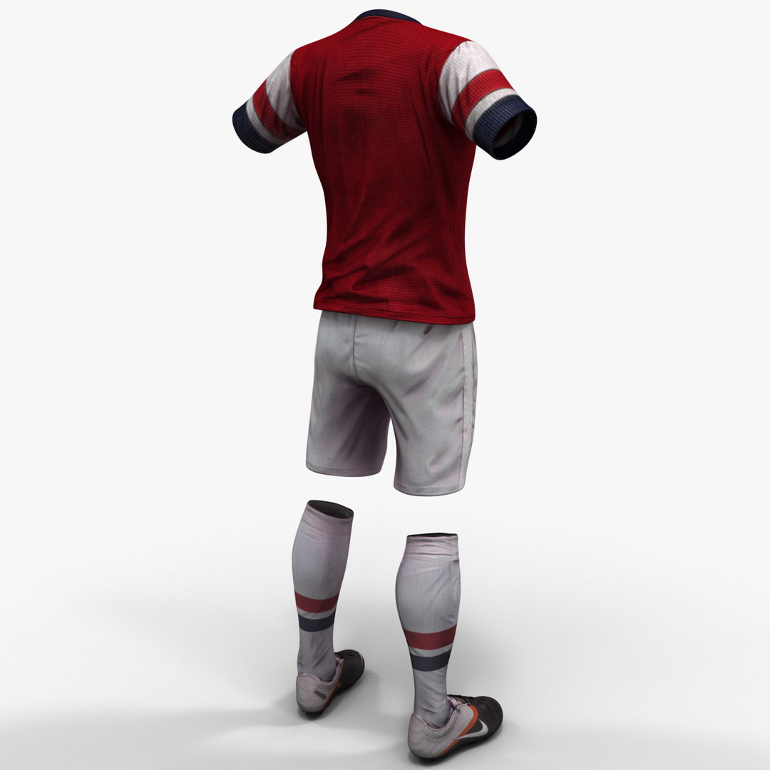 3d soccer clothes model