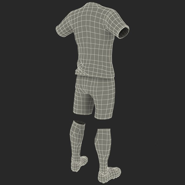 3d soccer clothes model