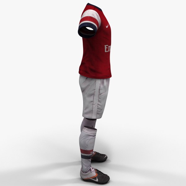 3d soccer clothes model
